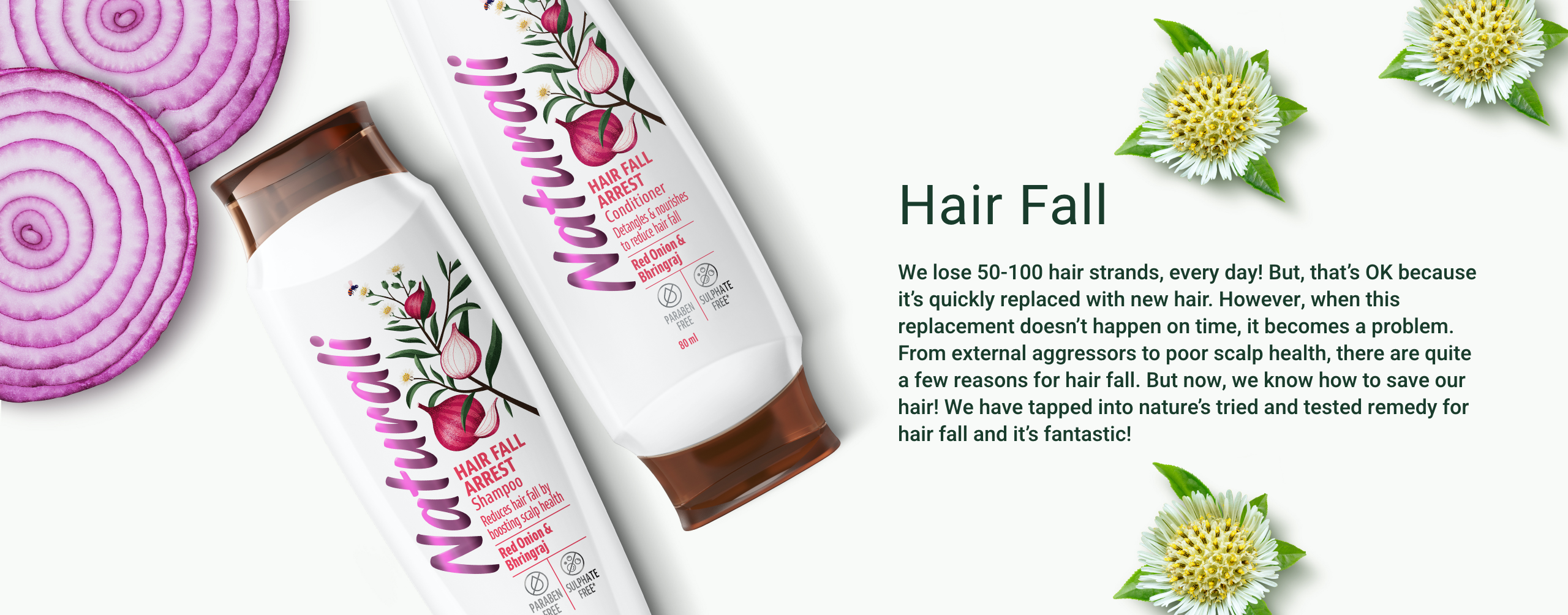 Hair Fall Control Shampoo for women in India | Naturali