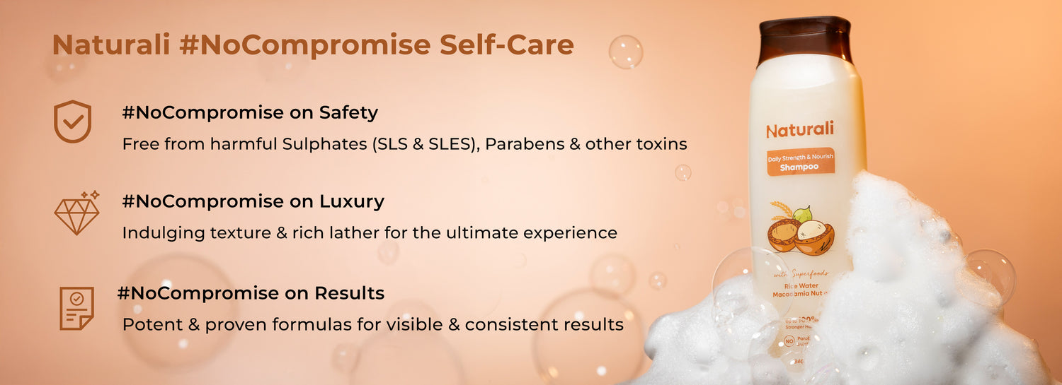 Naturali Daily Strength & Nourish Shampoo for dry & frizzy hair | 2X ...